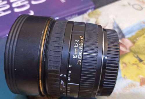 Sigma 15mm EX DG Fisheye Canon EF-S