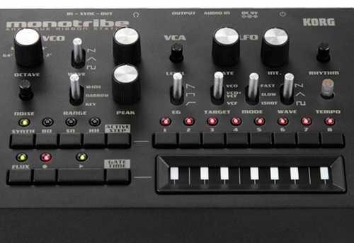 Аналоговый синтезатор korg monotribe