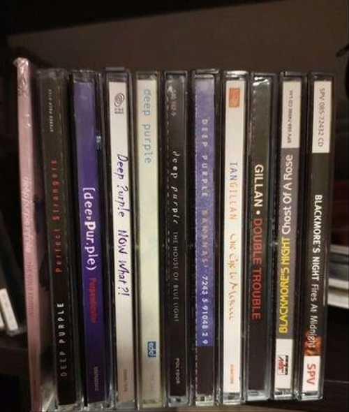 CD диски музыка. Подборка Deep Purple + сайд проек