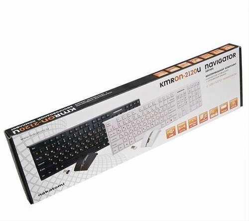 Набор клавиатура и мышь nakatomi kmron-2020U