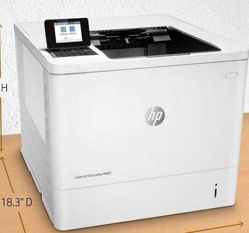 Принтер лазерный HP LaserJet Enterprise M607n