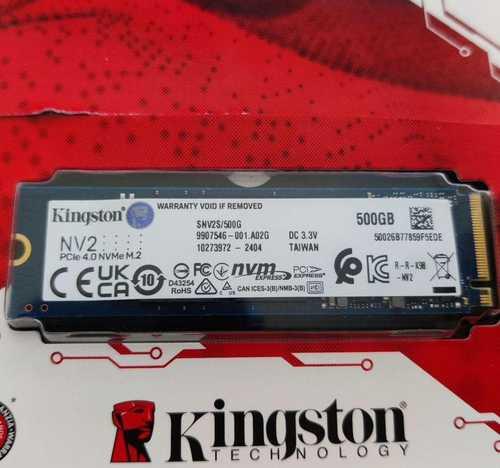 SSD M.2 Kingston NV2 PCIe 4.0 NVMe 500GB