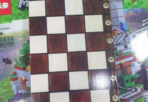 Деревянные шахматы 50 на 50 см