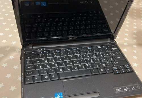 10.1" Acer Aspire One 532h, 1024 ГБ, Atom N450, RAM 1 ГБ, Intel GMA 3150