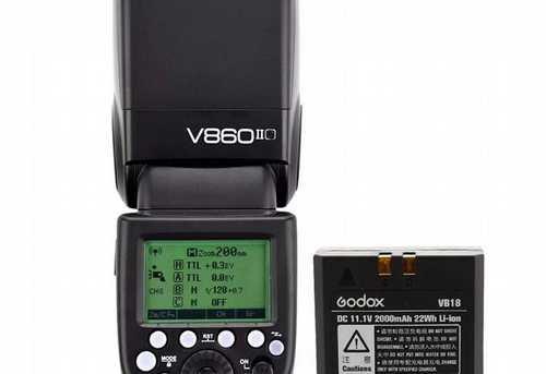Вспышка godox v860ii для sony