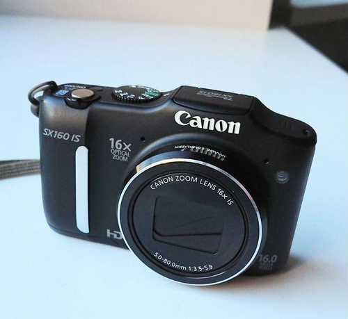 Фотоаппарат Canon SX160 IS на ремонт или запчасти
