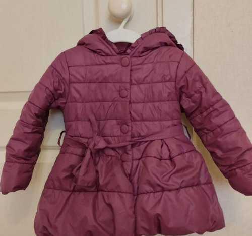 Куртка-пальто на весну-осень для девочки 98 см
