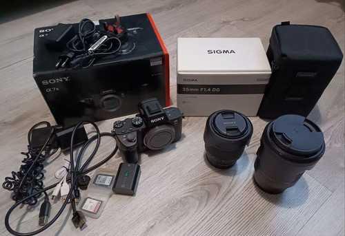 Камера Sony a7III(3) Kit + Sigma art 35mm 1.4