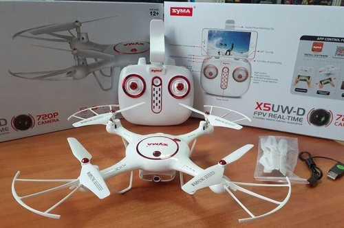 Р/у квадрокоптер Syma X5UW-D с FPV Wi-fi камерой