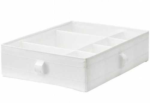 Skubb ящик с отделениями, 44x34x11 см, белый IKEA