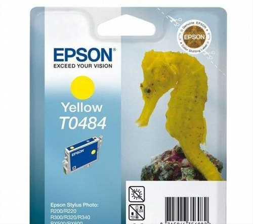 Epson T0484 (C13T04844010) картридж желтый (истёк