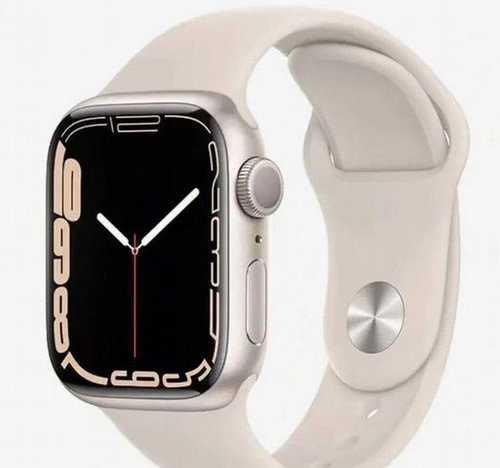 Часы Apple Watch Series 7, 41 mm, Starlight