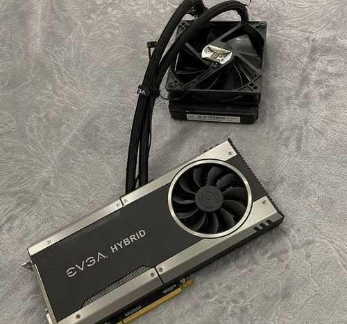 Видеокарта GTX 1070 8GB evga hybrid