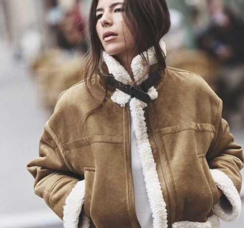 Дублёнка zara новая женская