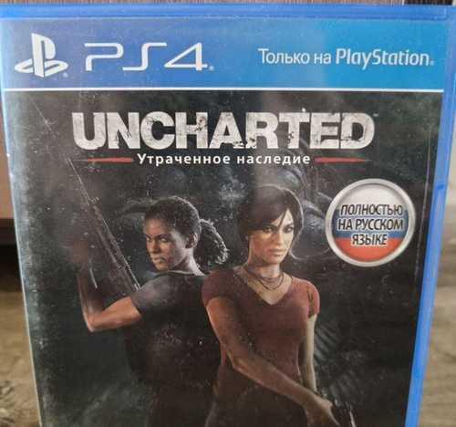 Игра Uncharted Утраченное наследие для PS4