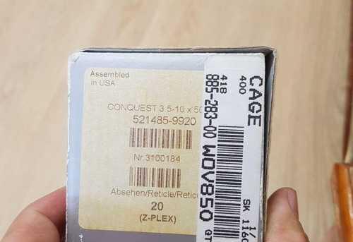 Оптический прицел Carl Zeiss Conquest 3,5-10x50