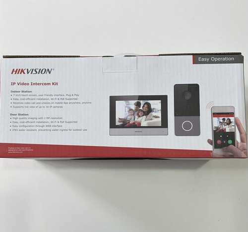 Комплект домофона hikvision DS-KIS603-P(C)