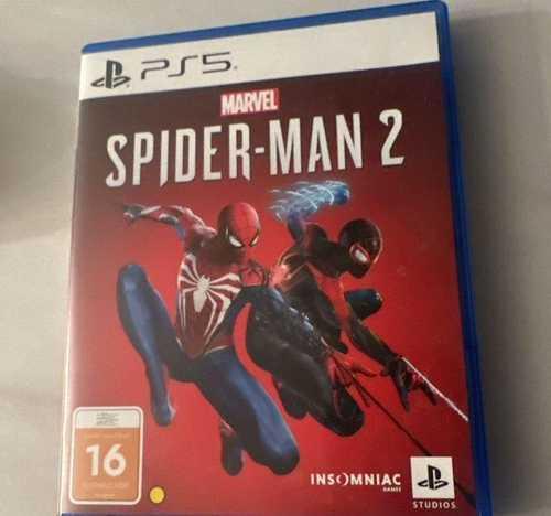 Spider man 2 ps5 диск на русском языке