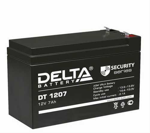 Аккумулятор Delta DT 1207