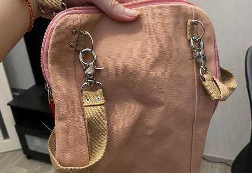 Розовая сумка-чехол для iPad