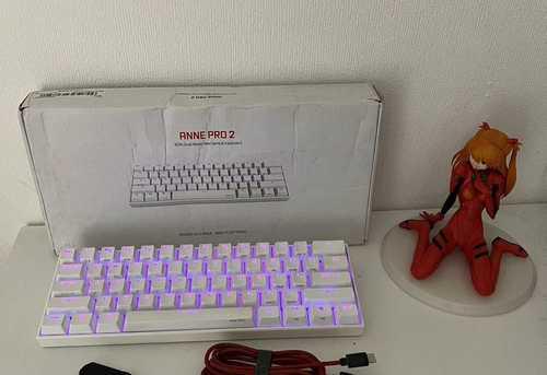 Клавиатура Anne Pro 2 White Gateron Brown