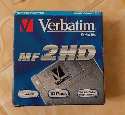 Дискеты 3,5" MF-2HD 1,44Мб Verbatim 87410