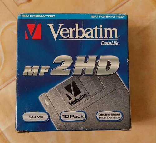 Дискеты 3,5" MF-2HD 1,44Мб Verbatim 87410