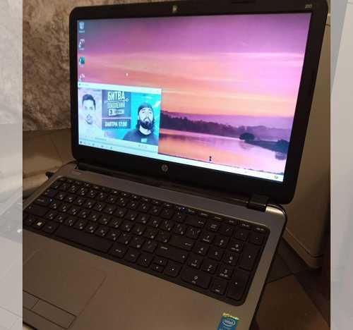 HP i3, 4 потока, 4 Gb, 15.6", bt, hdmi, wifi, came