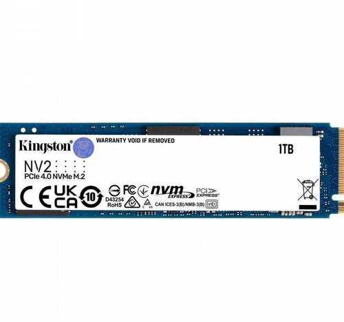 Новый SSD M.2 nvme kingston 1TB