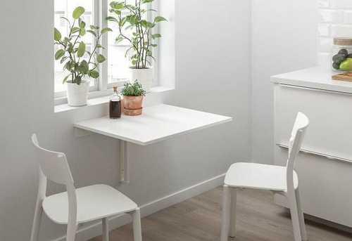 Откидной стол IKEA norberg стенного крепежа