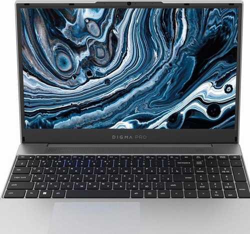 Ноутбук digma PRO Breve DN15R5-8DXW03, 15.6", IPS, AMD Ryzen 5 5500U 2.1ггц, 6-ядерный, 8гб DDR4, 51