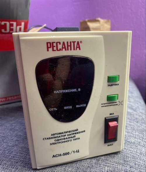 Стабилизатор напряжения ресанта ACH-500/1-ц