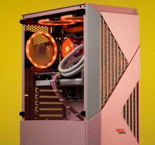 Игровой пк paladin228 GTX 1660 Super 6GB б.у. Ryzen 5 2600 Evesky firerose F3-A pink