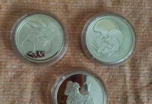 Серебряные монеты 3 рубля
