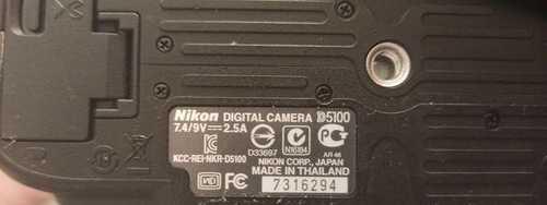 Фотоаппрат Nikon D5100 с объективом Nikon 18-140mm