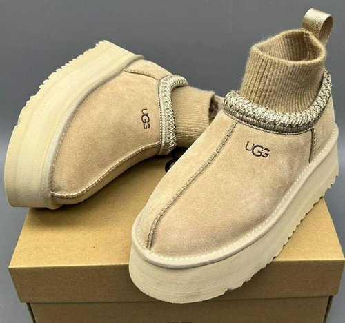 Угги / Ugg Tazz Tasman Chestnut С Носком 36-40