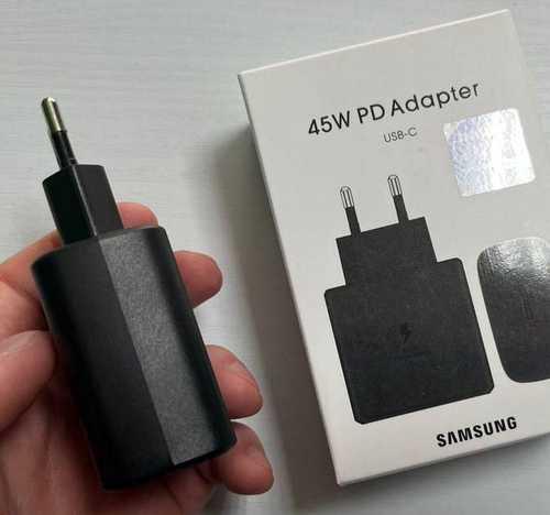 Зарядка Samsung 45 w комплект (блок   кабель)