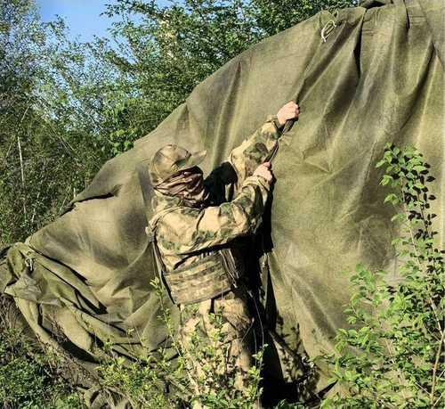 Маскировочная сетка тент военная масксеть