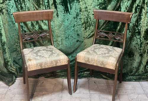Винтажные мягкие стулья
