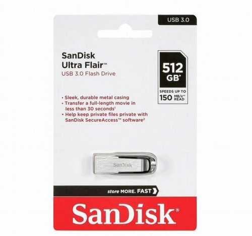 SanDisk Ultra Flair USB 3.0 512GB флешка