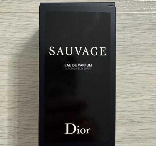 Коробка от dior sauvage EAU DE parfum (оригинал)