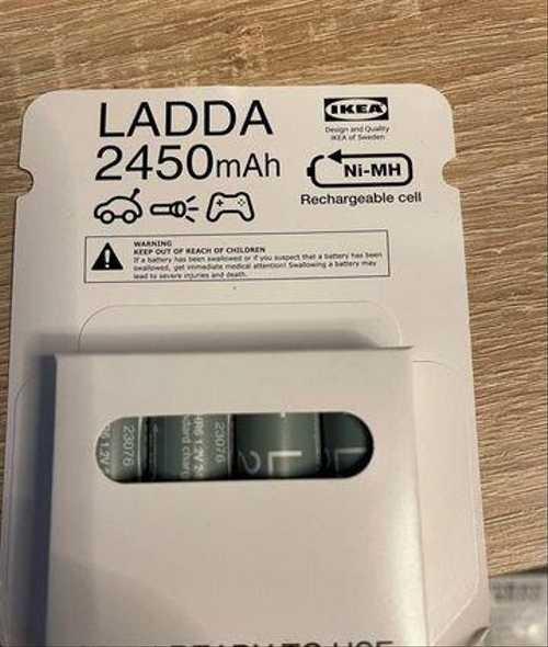 Аккумуляторы IKEA ladda 2450