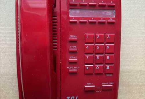 Стационарный телефон TCL E-086 красный
