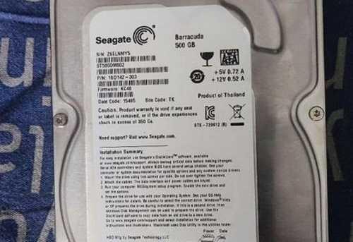 Жёсткий диск seagate Barracuda 500gb 7200об 3.5"