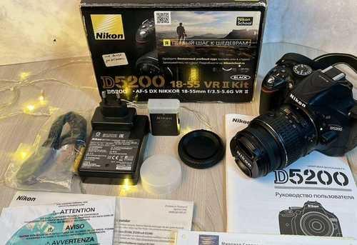 Зеркальный фотоаппарат Nikon D5200 в kit версии