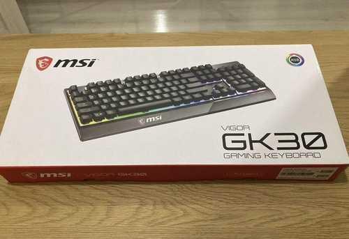Игровая клавиатура с подсветкой MSI Vigor GK30