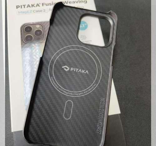 Карбоновый чехол Pitaka оригинал на iPhone 13 Pro