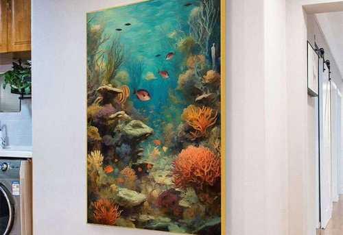 Картина маслом Подводный мир"