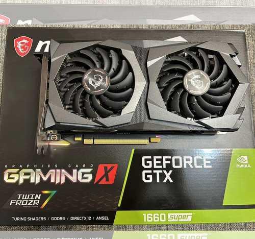 MSI GeForce GTX 1660 super gaming X гарантия днс