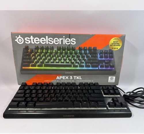 Клавиатура SteelSeries Apex 3 tkl/магазин/гарантия